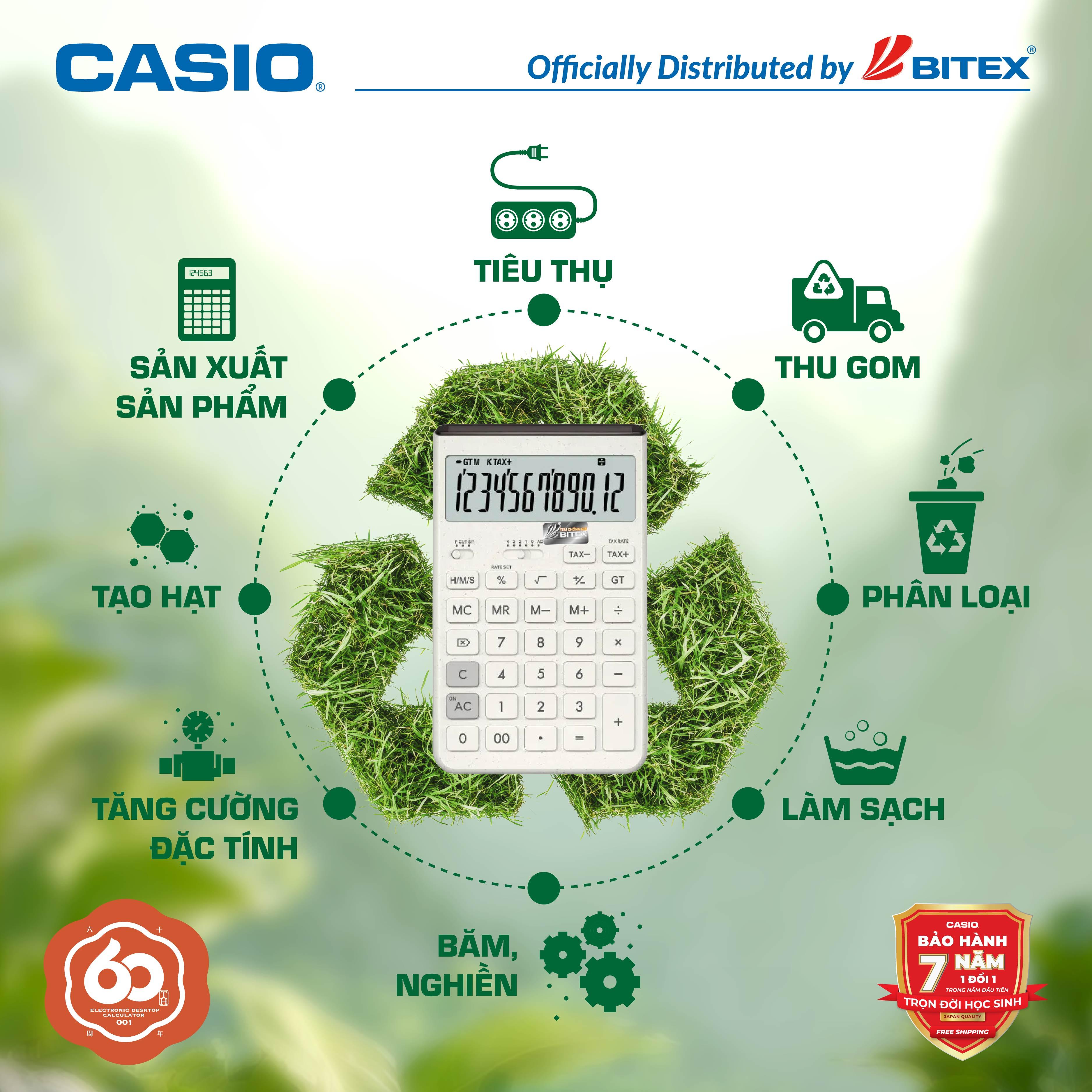 Casio Comfy JT-200T - Khi công nghệ chạm tới tương lai xanh