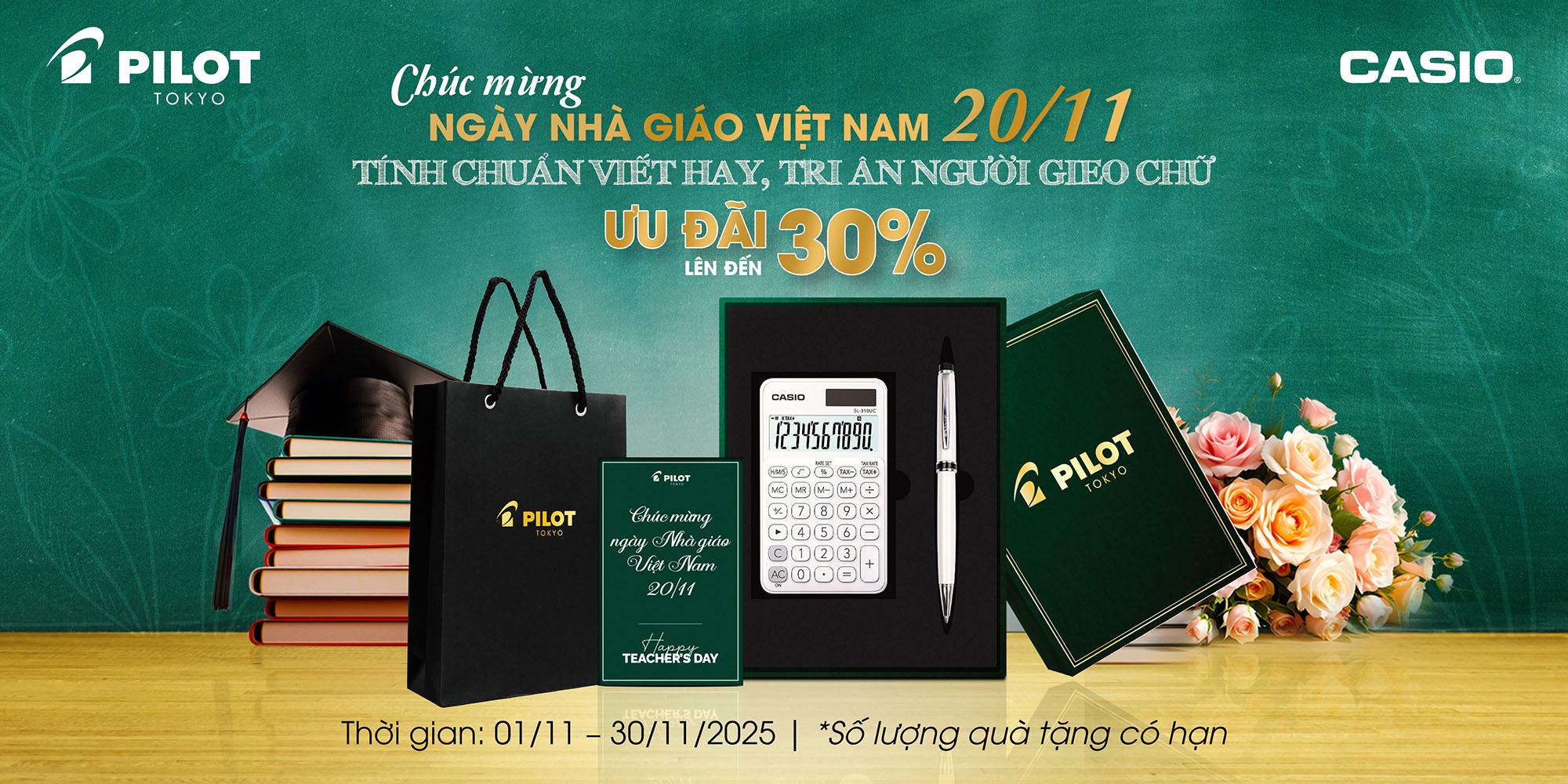 Từ cây bút đến tấm lòng tri ân ngày Nhà giáo Việt Nam